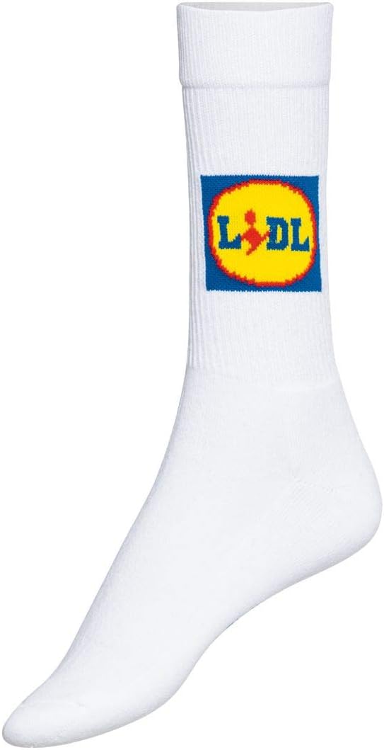 Lidl Men's socks limited edition White – SteppedInUk